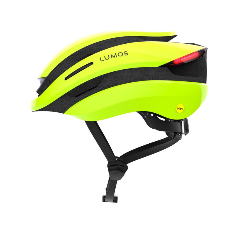 Lumos Ultra Electric Lime Mips | smart led cykelhjelm